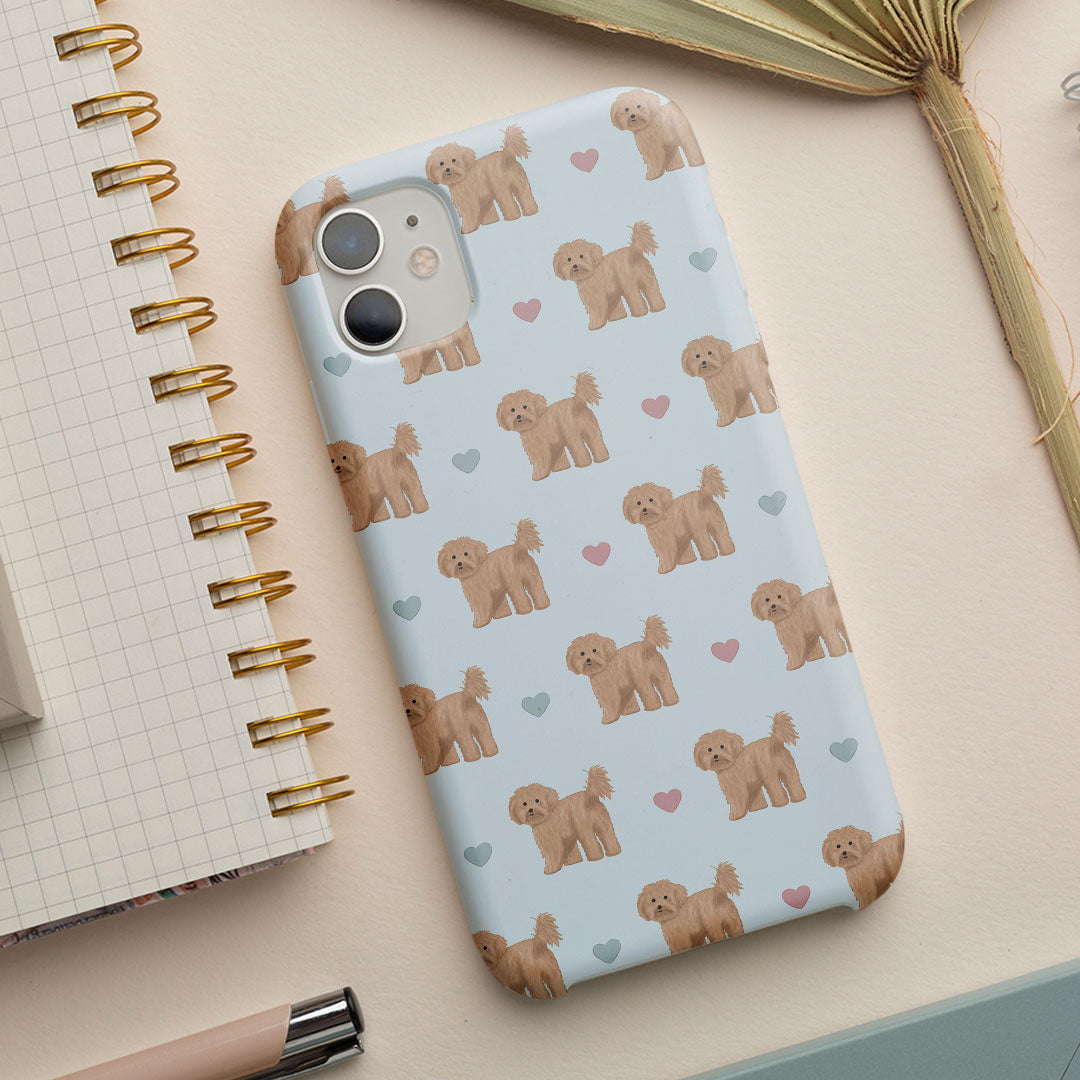 Cavapoos and Hearts iPhone Tough Case – Kitty's Art By Catherine